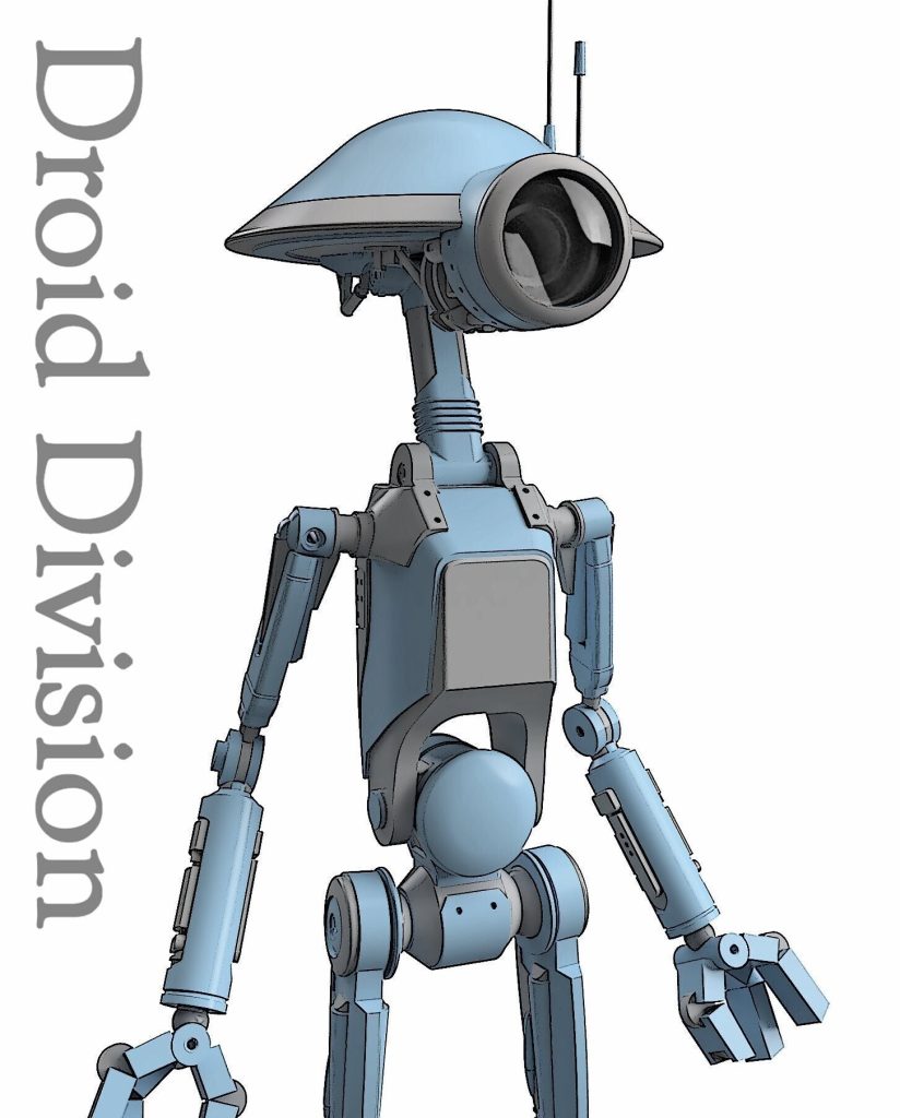 Pit Droid Inspired (Movie Style) 3D Printable Fan Art Files - Droid Division