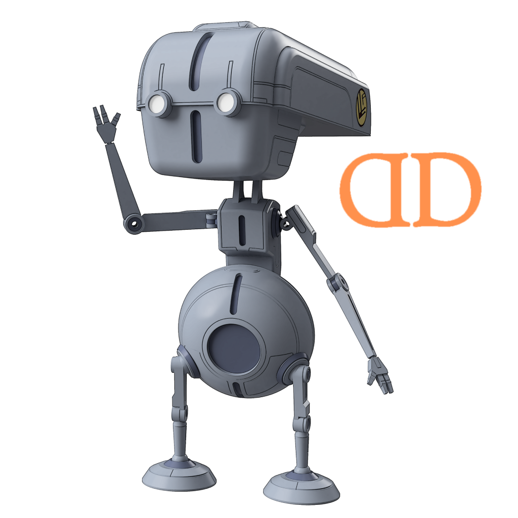 Pit Droid Inspired (Movie Style) 3D Printable Fan Art Files - Droid ...