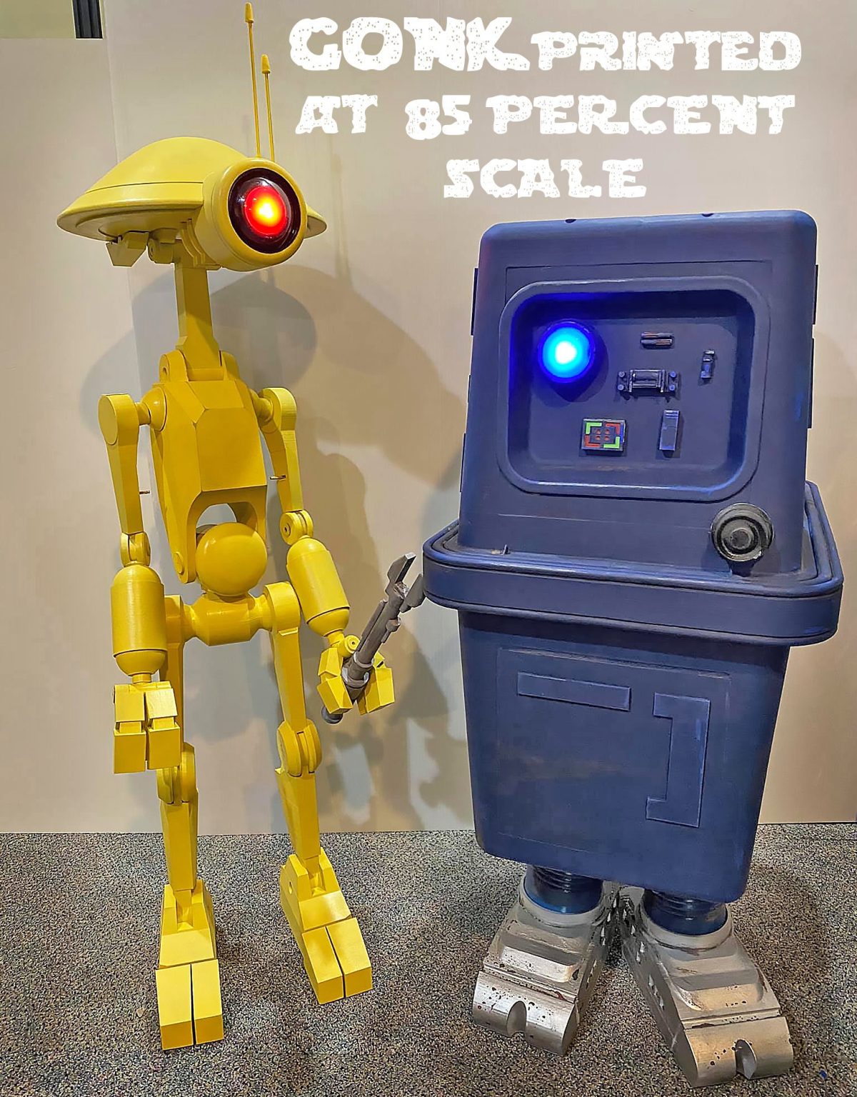 Full Gonk Droid Inspired (Inc Feet) 3D Printable Fan Art Files - Droid ...