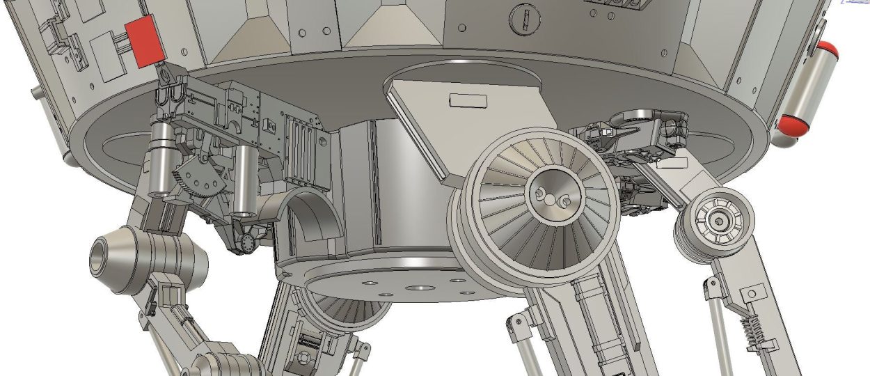 Probe Droid Inspired Fan Art Files for Full, or Studio Scale Printing ...