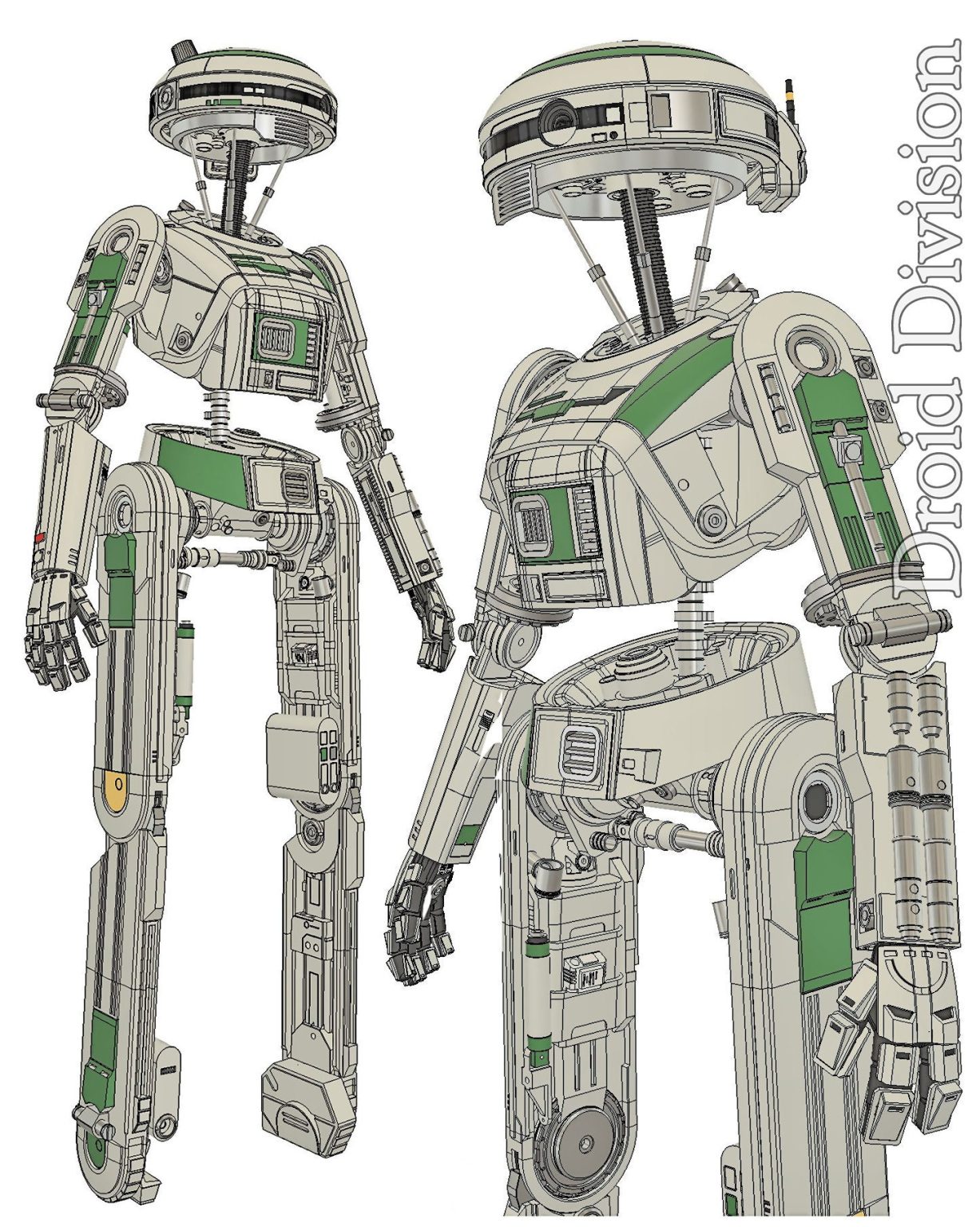 Pilot Navigator Droid Inspired Body (Everything But The Head) Printable ...