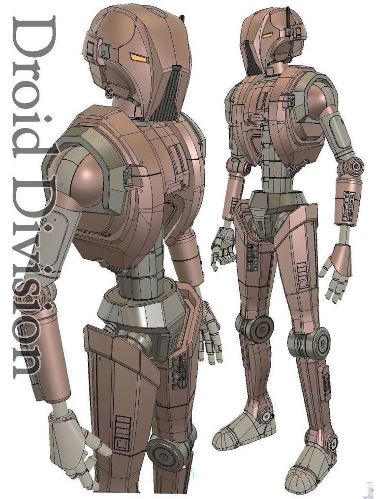 Meatbag Assassin Droid Inspired Printable Fan Art Files - Droid Division