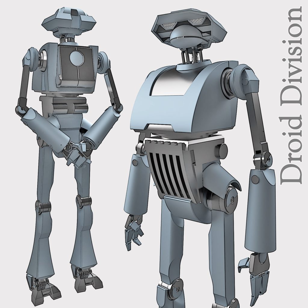 Tactical Droid Inspired Printable Fan Art Files - Droid Division