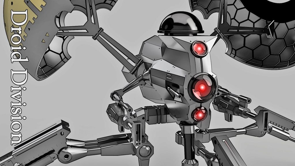 Buzz Droid Inspired Fan Art STL Files for 3Dprinting – Droid Division