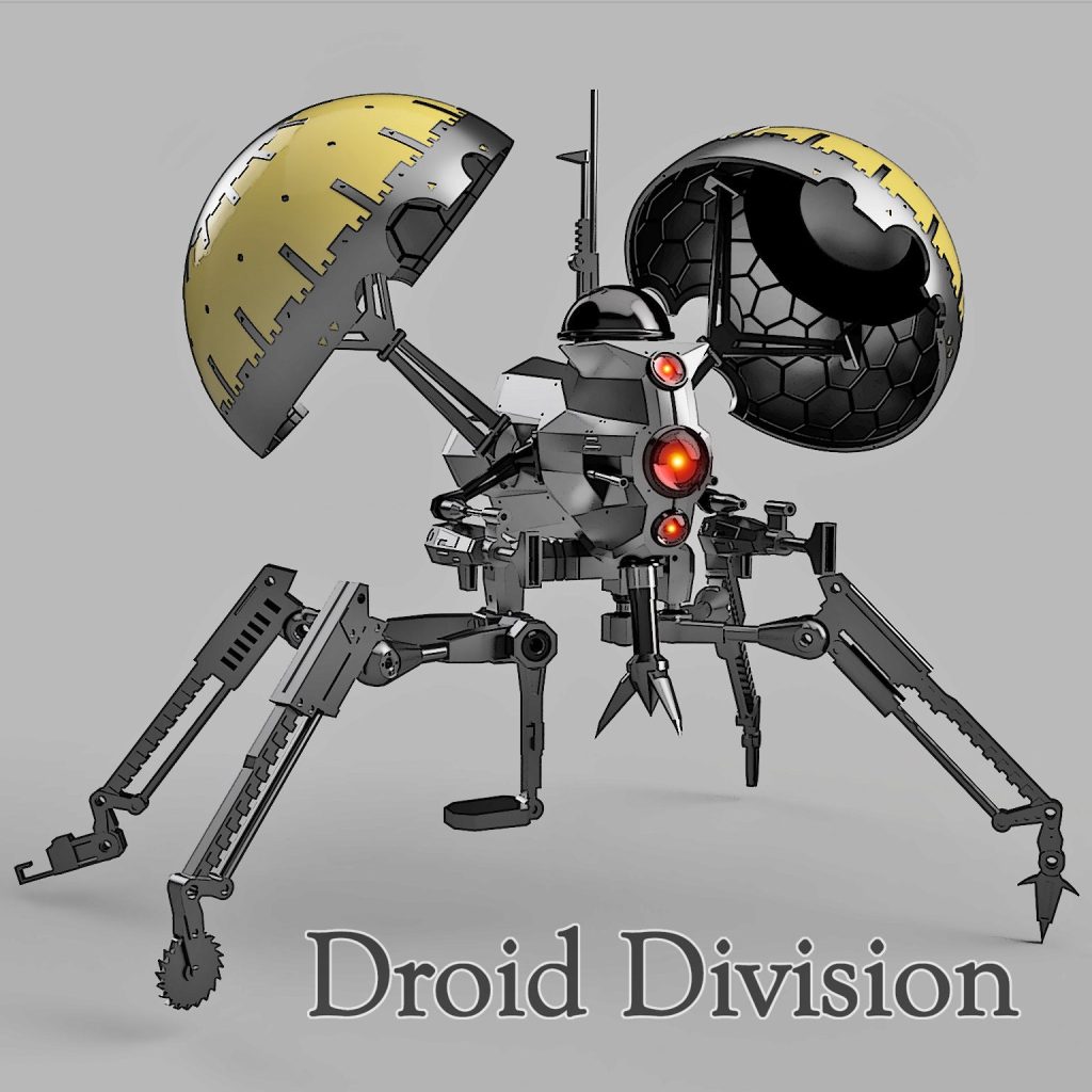 Buzz Droid Inspired Fan Art STL Files for 3Dprinting - Droid Division