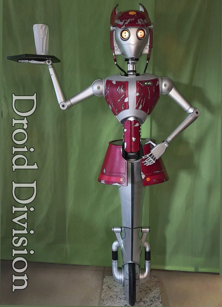 Waitress Droid Inspired Fan Art STL Files for 3Dprinting - Droid Division