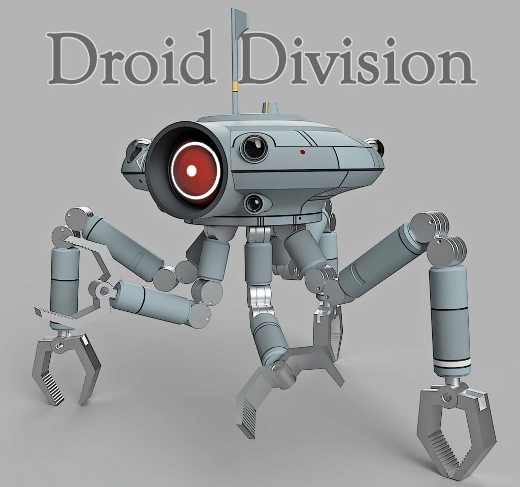 Animated Styled ID-9 Seeker Probe Droid Inspired Fan Art Printable Files - Droid Division