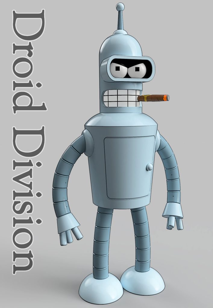 Bending Robot Inspired Fan Art Printable Files - Droid Division