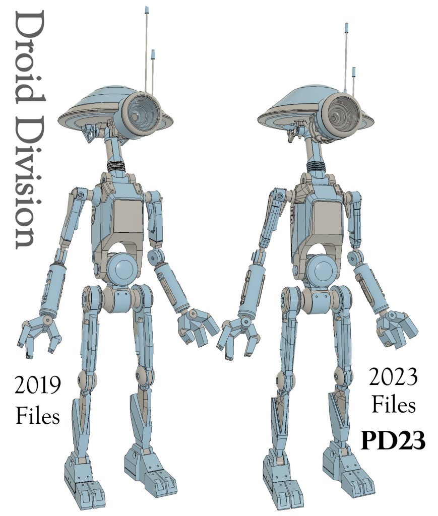 Pit Droid Inspired (Movie Style) 3D Printable Fan Art Files - Droid ...