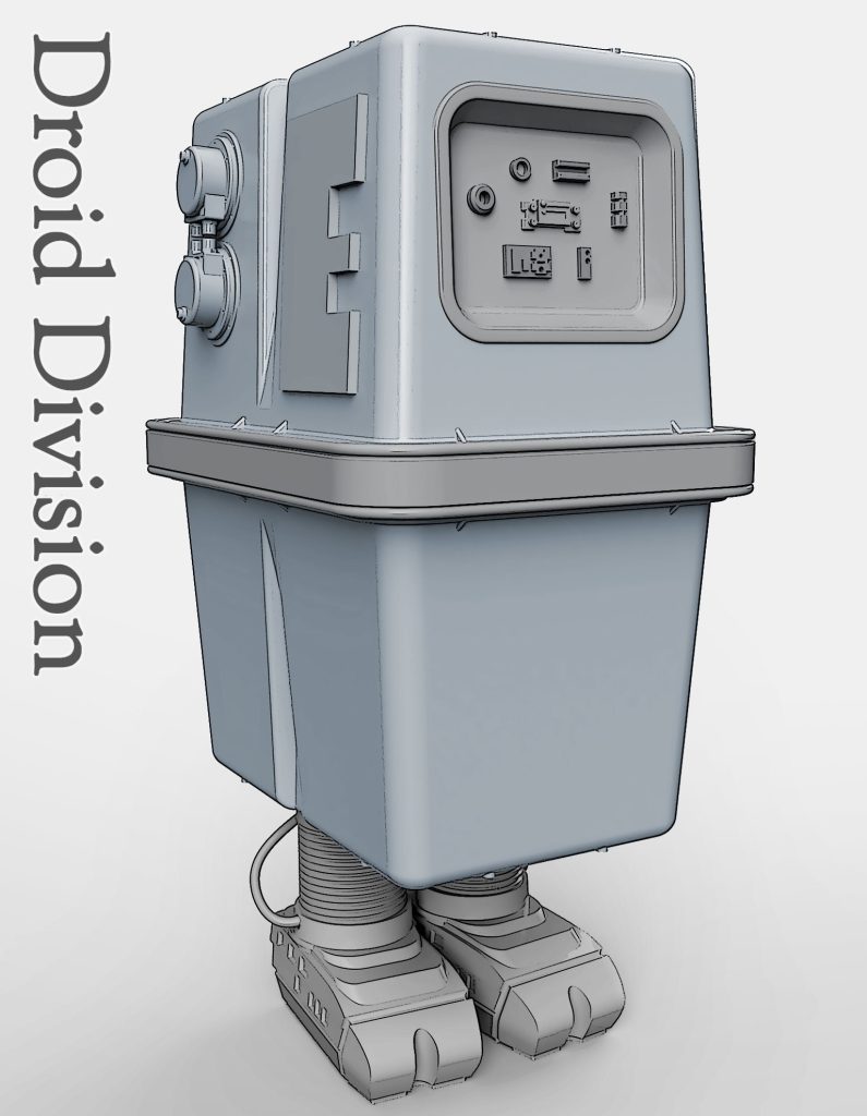 Full Gonk Droid Inspired (Inc Feet) 3D Printable Fan Art Files - Droid ...