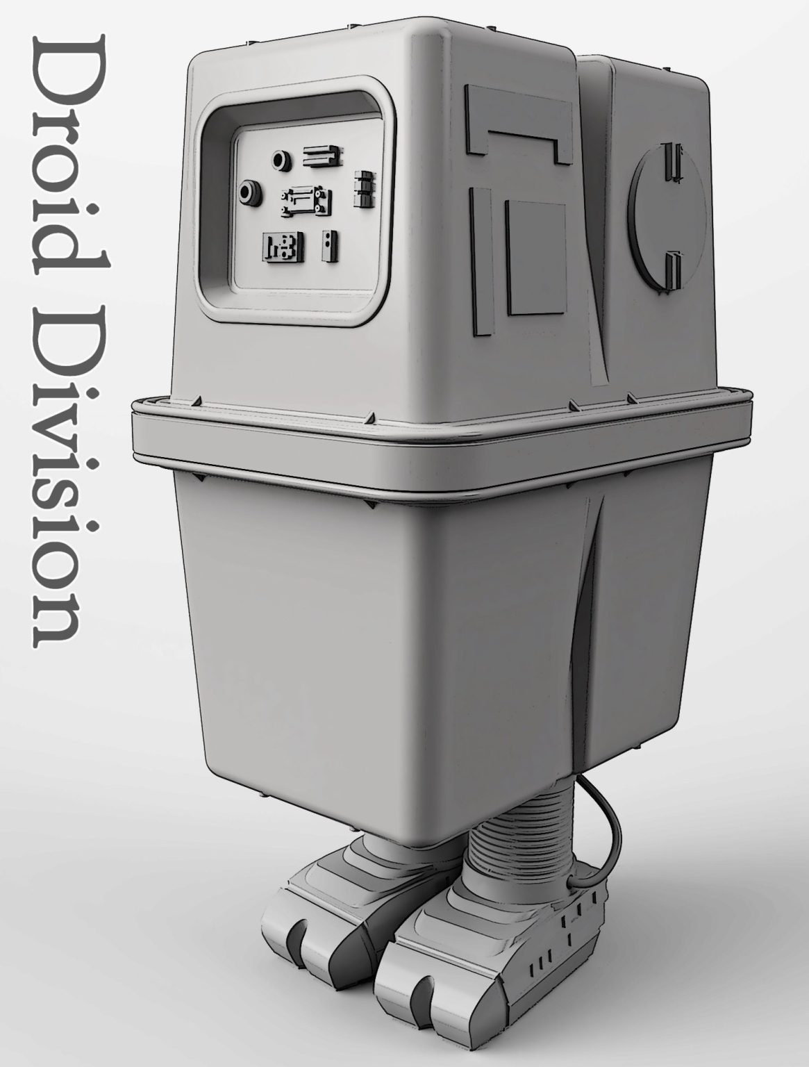 Full Gonk Droid Inspired (Inc Feet) 3D Printable Fan Art Files - Droid ...