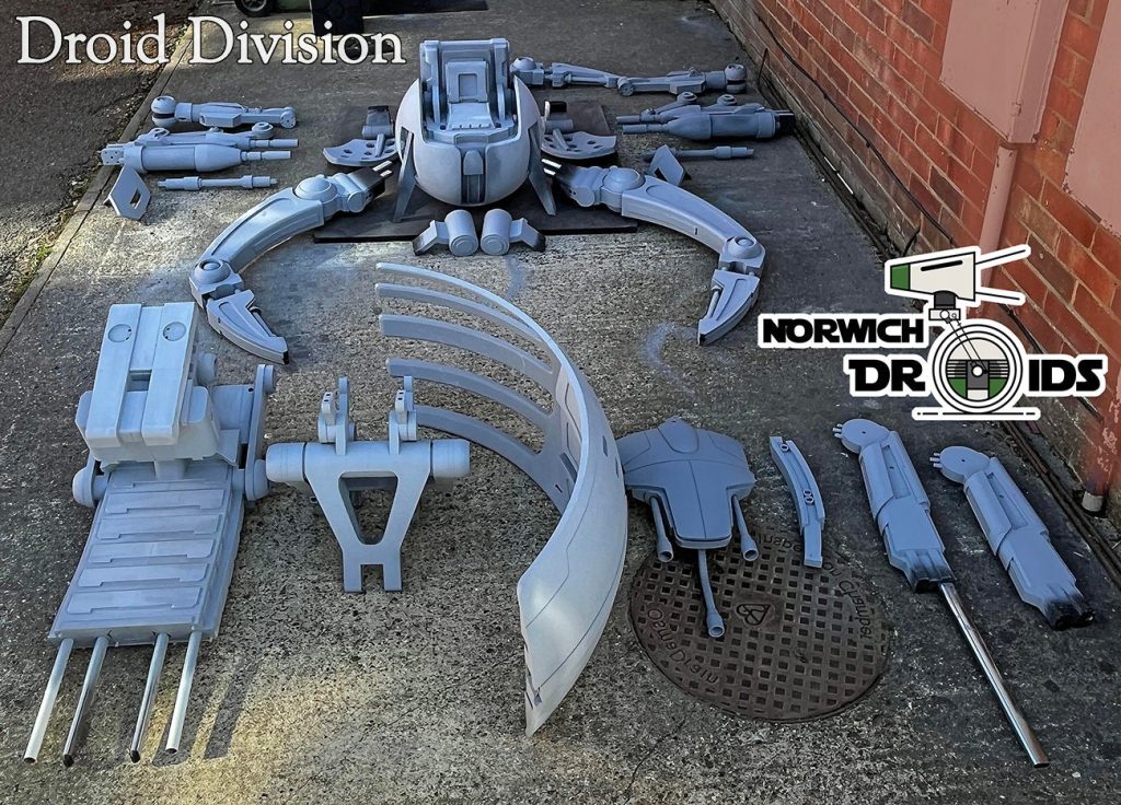 DK Droid Inspired Fan Art STL Files for 3D printing - Droid Division