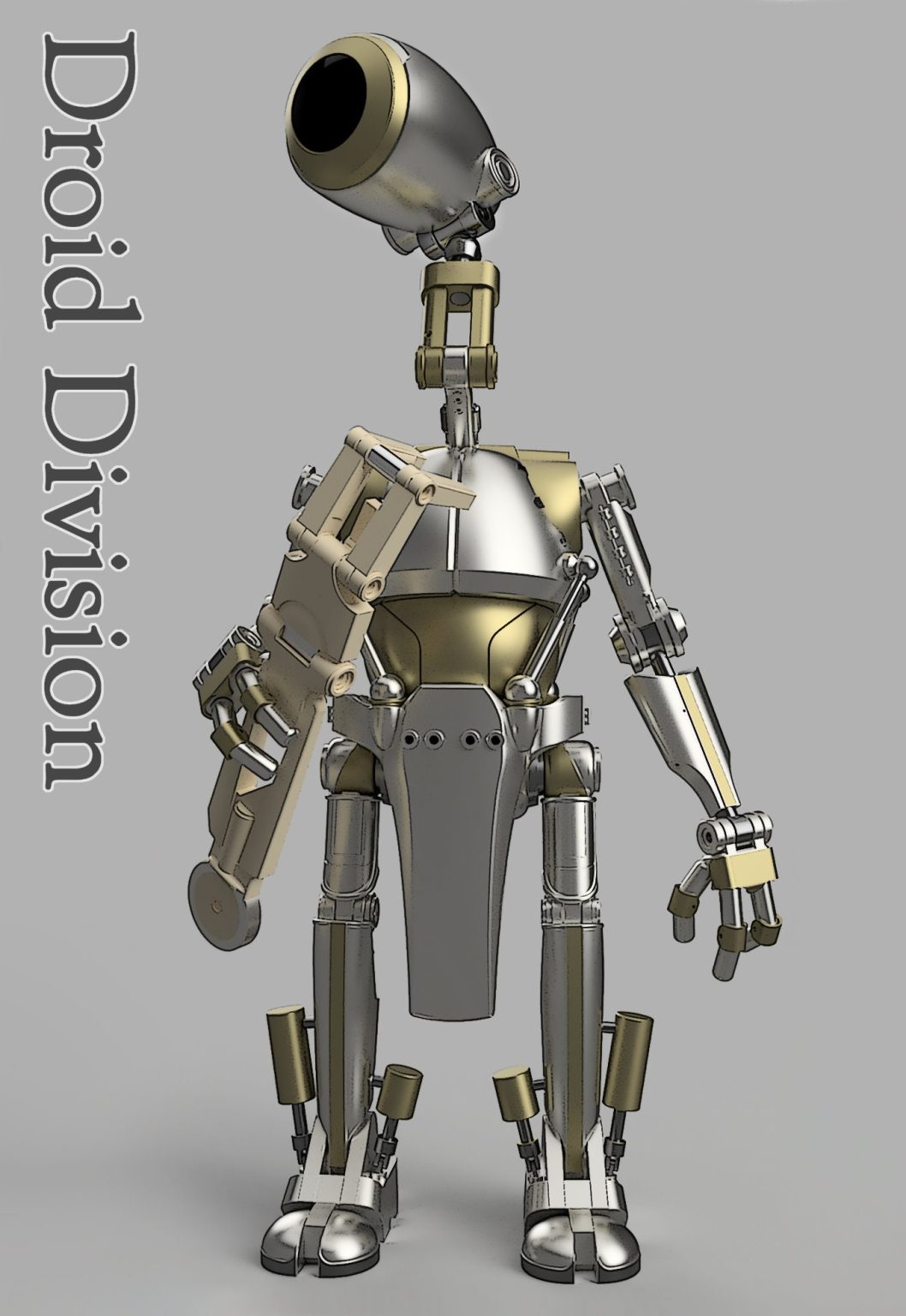 Worker Droid Inspired 3D Printable Fan Art Files - Droid Division