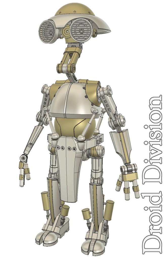 Worker Droid Inspired 3D Printable Fan Art Files - Droid Division