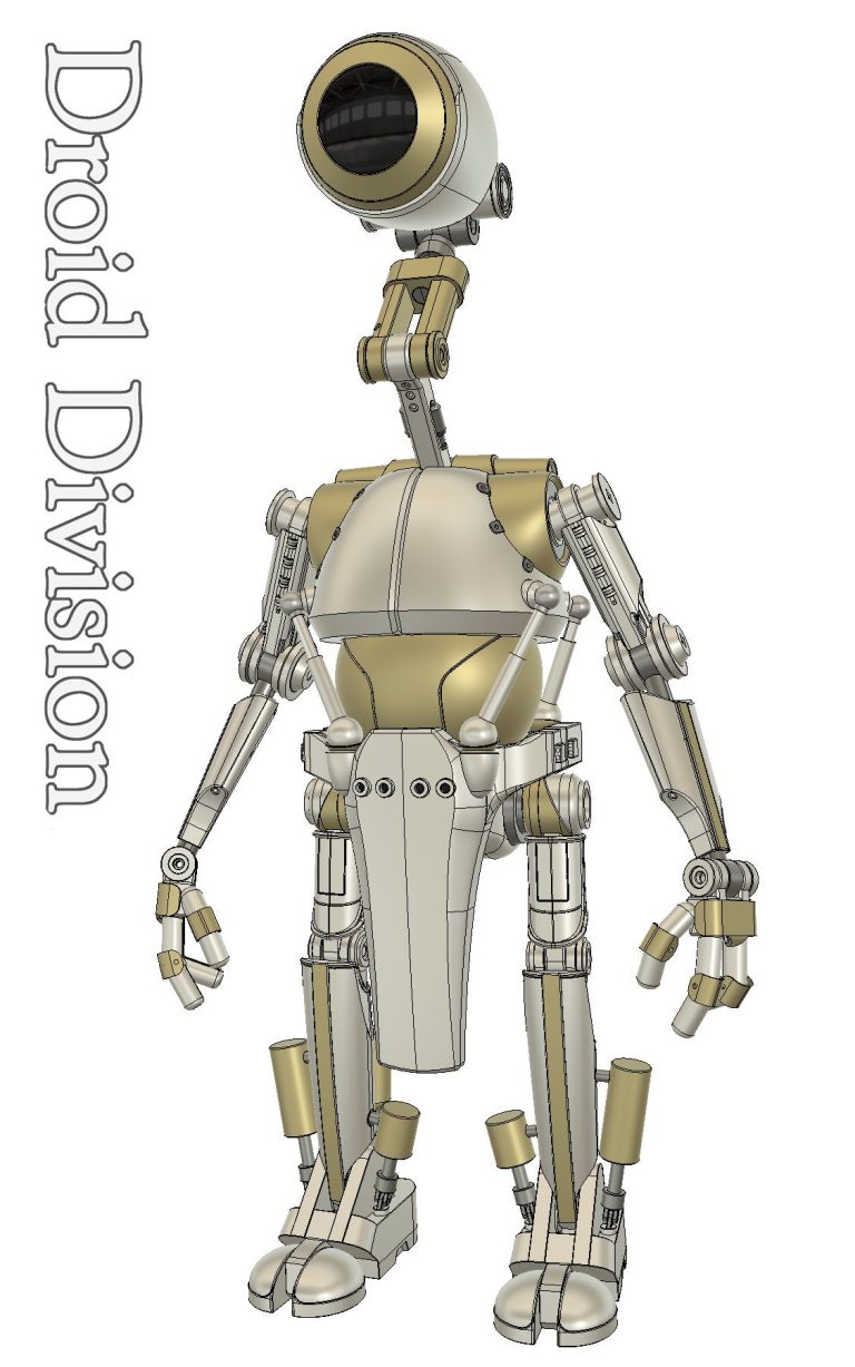 Worker Droid Inspired 3D Printable Fan Art Files - Droid Division
