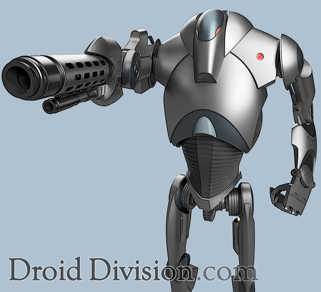 SBD Inspired 3D Printable Fan Art Files - Droid Division